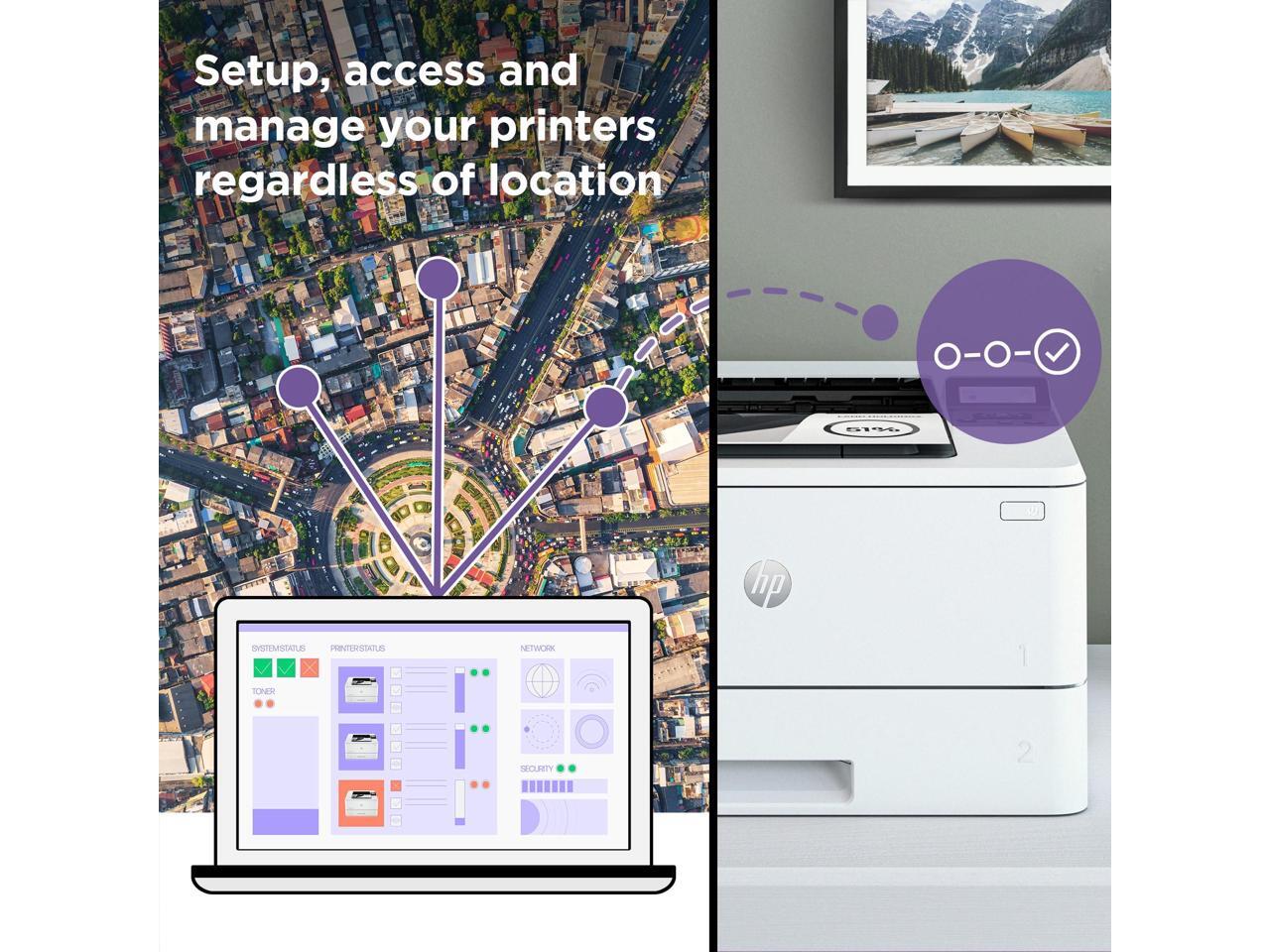 HP LaserJet Pro 4001dn Laser Printer, Black And White Mobile Print Up ...