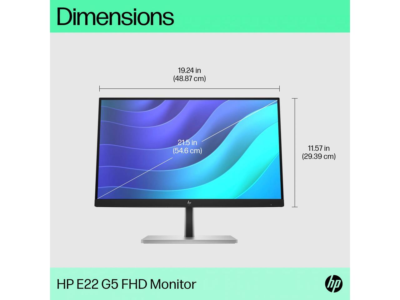 HP E22 G5 FHD Monitor 21.5" FHD (1920 x 1080) 50-75 Hz - Newegg.com