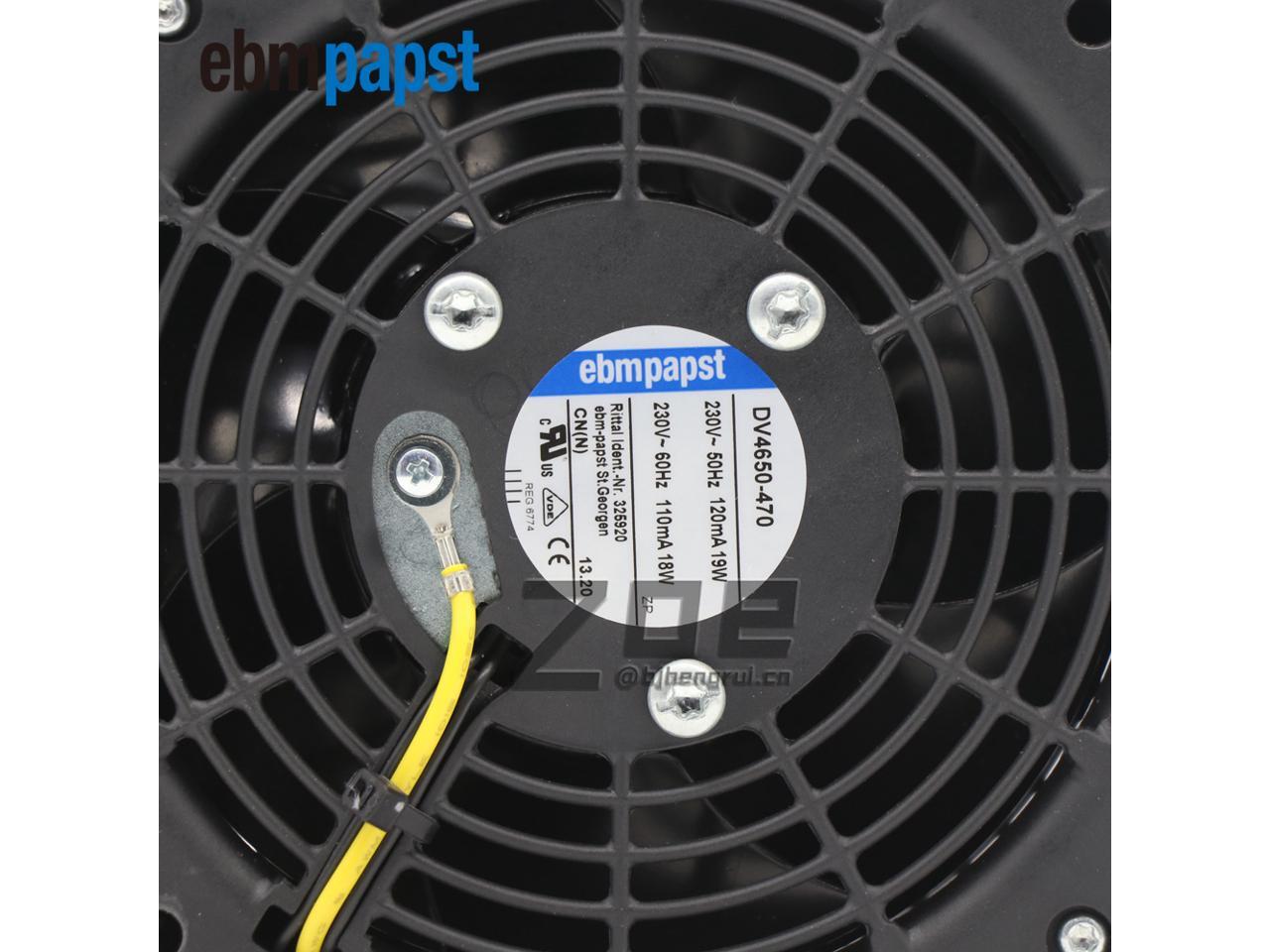 Ebmpapst Fan DV4650-470 230VAC 50HZ 110MA 17.7W 120X120X38MM Cabinets ...