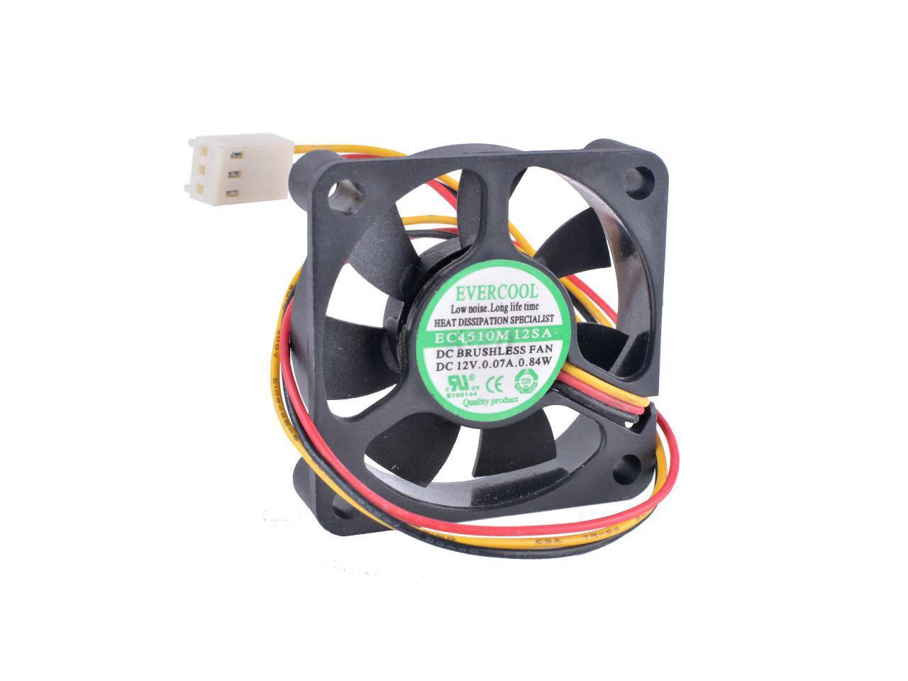 REVOLUTION EC4510M12SA 4510 45mm fan 4.5cm 45x45x10mm 12V 0.07A ...