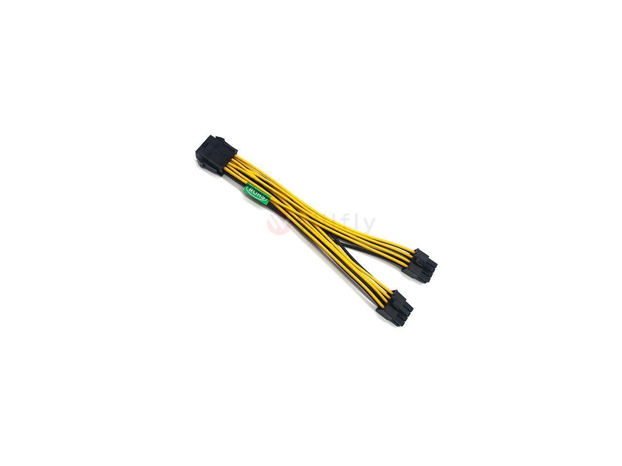 YEPS1828 - EPS-12V 8pin female (to power) to 2 x male (to M/B) Y ...