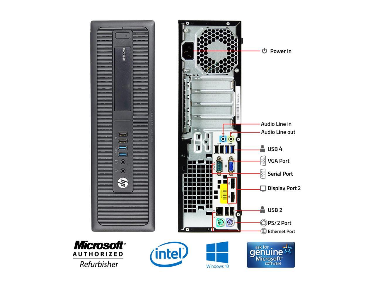 Refurbished: HP ProDesk 600 G1 SFF Computer PC i7 4770 3.4Ghz 16GB DDR3 ...