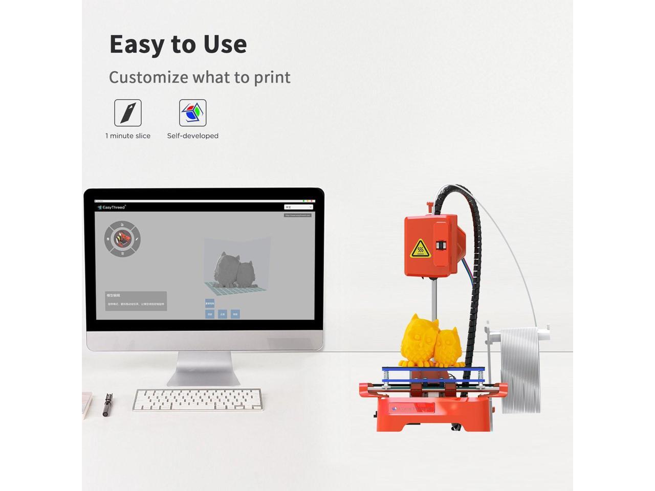 EasyThreed K7 Mini Desktop 3D Printer for Kids / Beginners Household ...