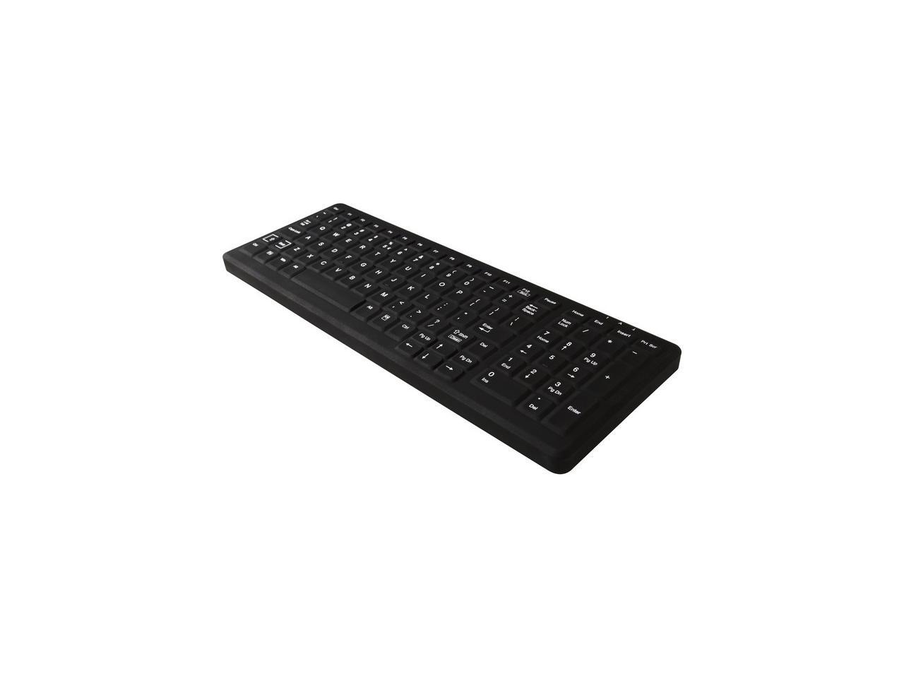 TG3 ELECTRONICS INC KBA-CK103S-BNUW-US CLEANABLE SEALED BLACK KEYBOARD ...