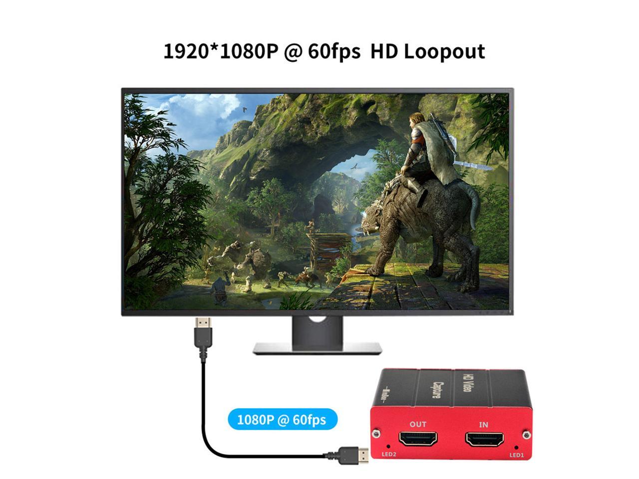 MiraBox HDMI Game Capture - HSV320 Economical USB Video Capture for PS4 ...