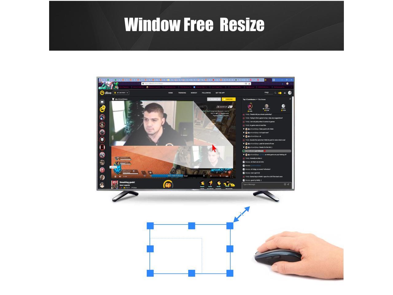 MiraBox 2 In 2 Out Video Capture Card, HSV327 4K HDMI to USB3.0 Game ...