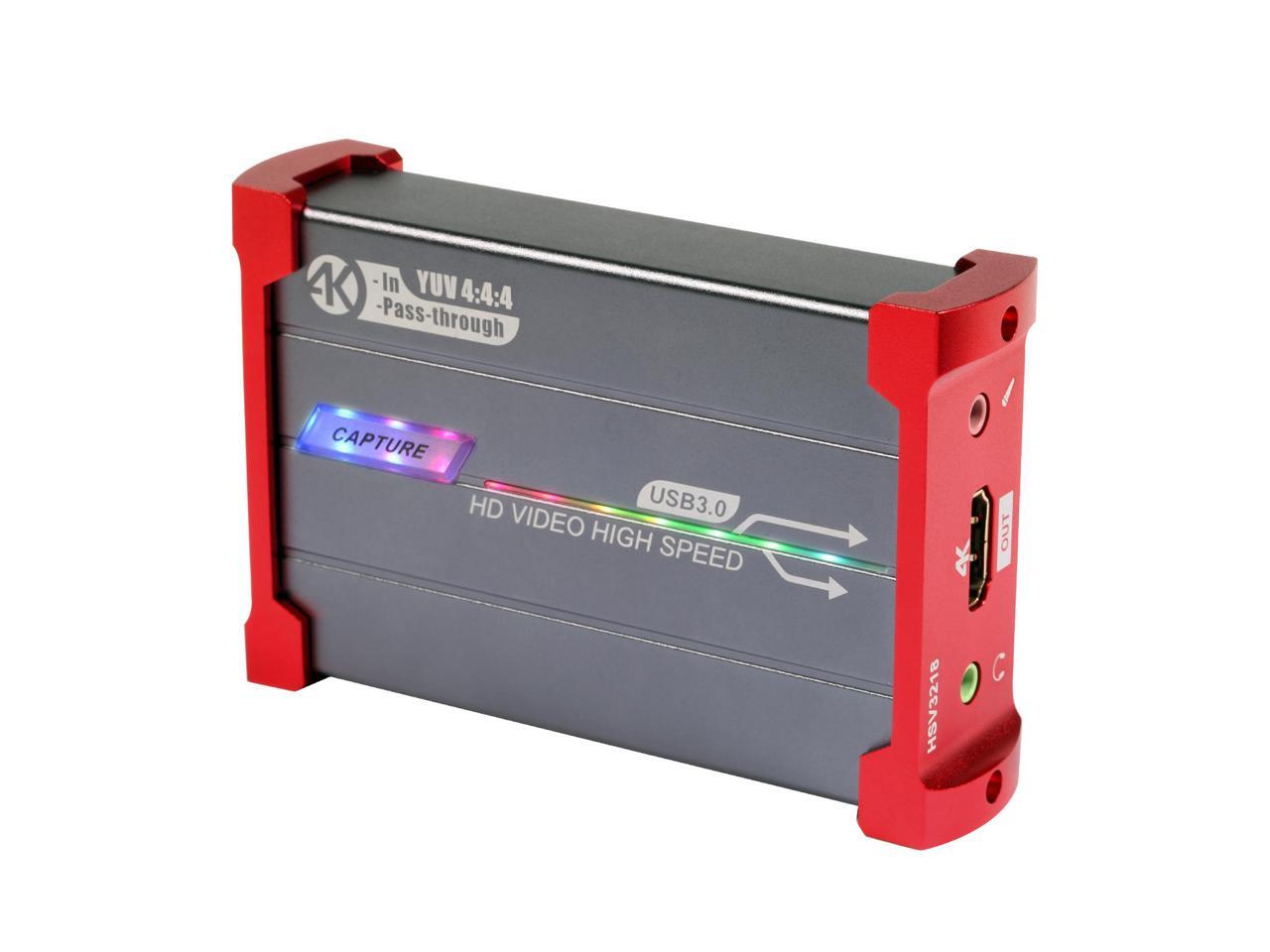 Mirabox 4K@60Hz Game Capture Card, HSV3218 HDMI to USB3.0 Video Capture ...