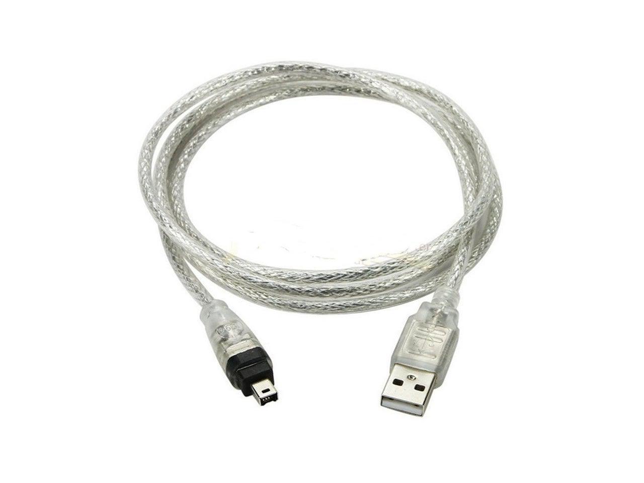 Usb To 1394 4Pin Cable Usb Male To Firewire Ieee 1394 4 Pin Male Ilink ...