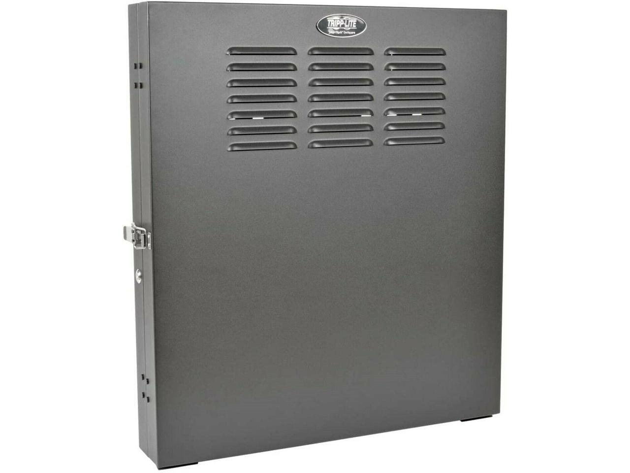 Tripp Lite 2U Low-Profile Vertical-Mount Switch-Depth Wall-Mount Rack ...