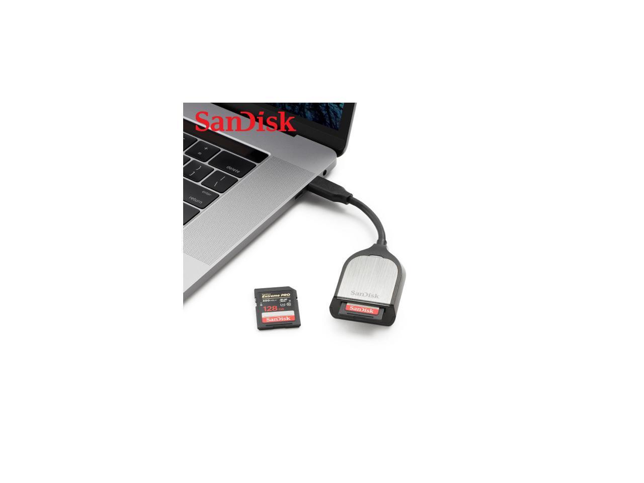SanDisk Extreme PRO SD UHS-II USB Type-C Card Reader/Writer #SDDR-409 ...