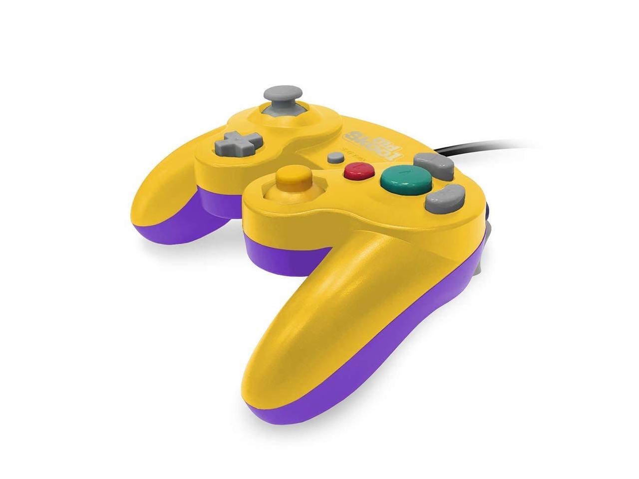 Old Skool GameCube / Wii Compatible Controller - Yellow/Purple Special ...