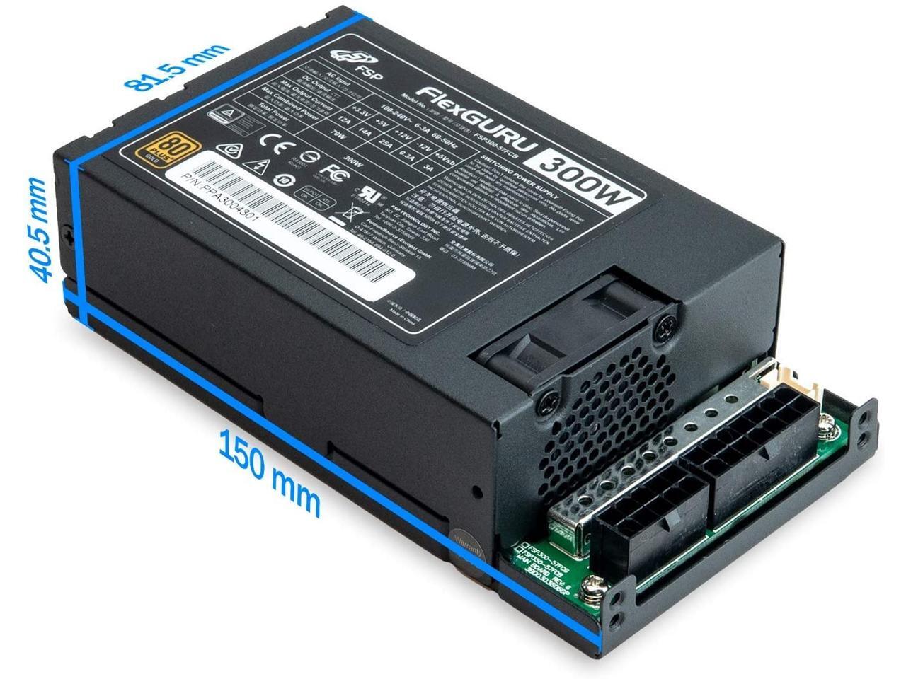 FSP Mini ITX Solution/Flex ATX 300W Fully Modular Cable Management ...