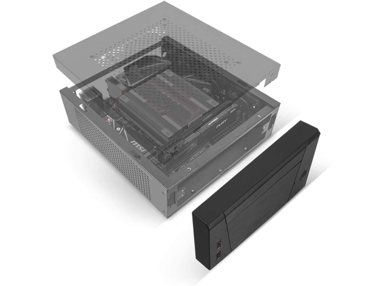 ML10B SilverStone Technology Super Compact and Modular Mini-ITX Chassis ...