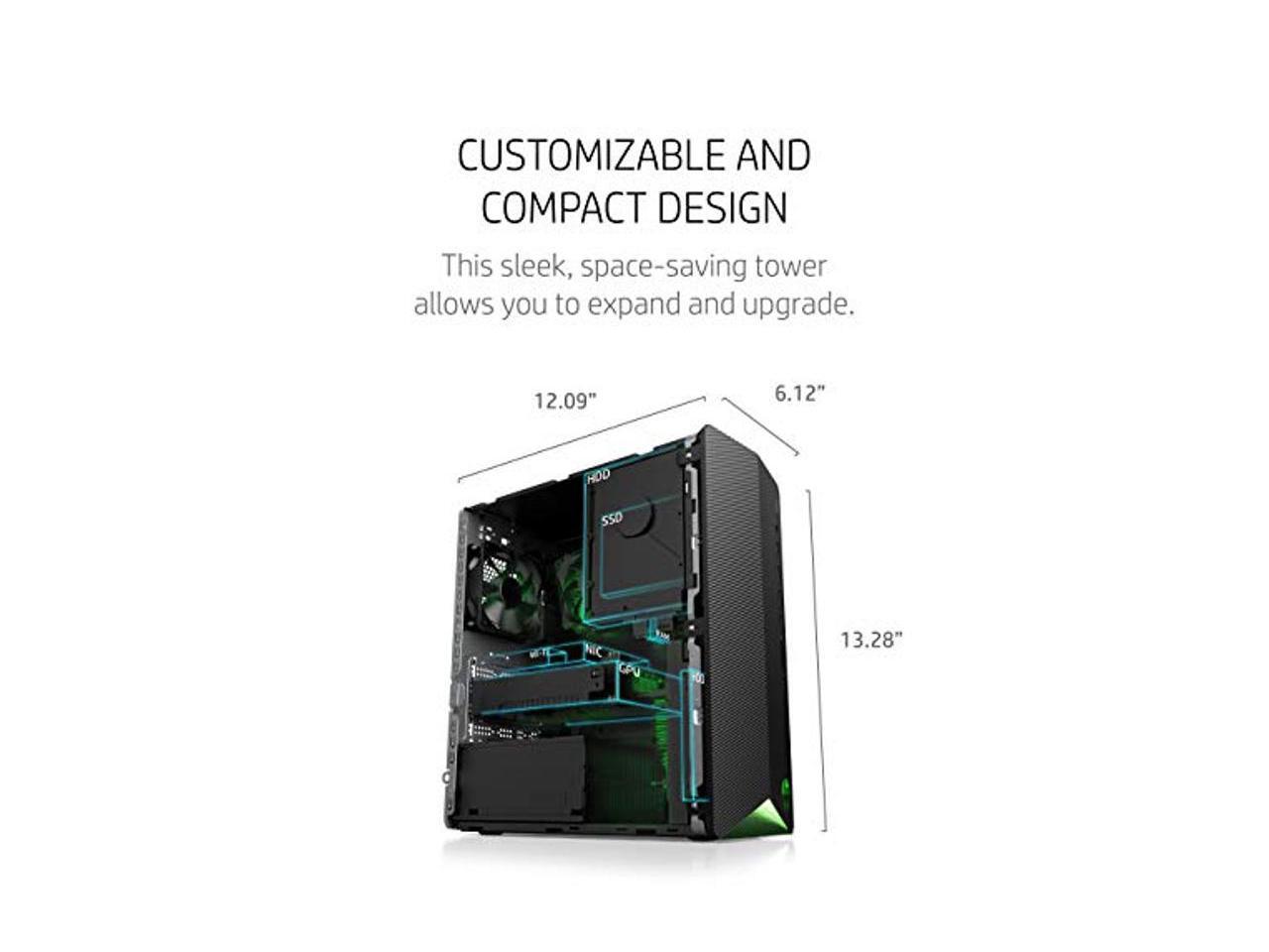 HP Pavilion Gaming Desktop, NVIDIA GeForce GTX 1650 Super, Intel Core ...