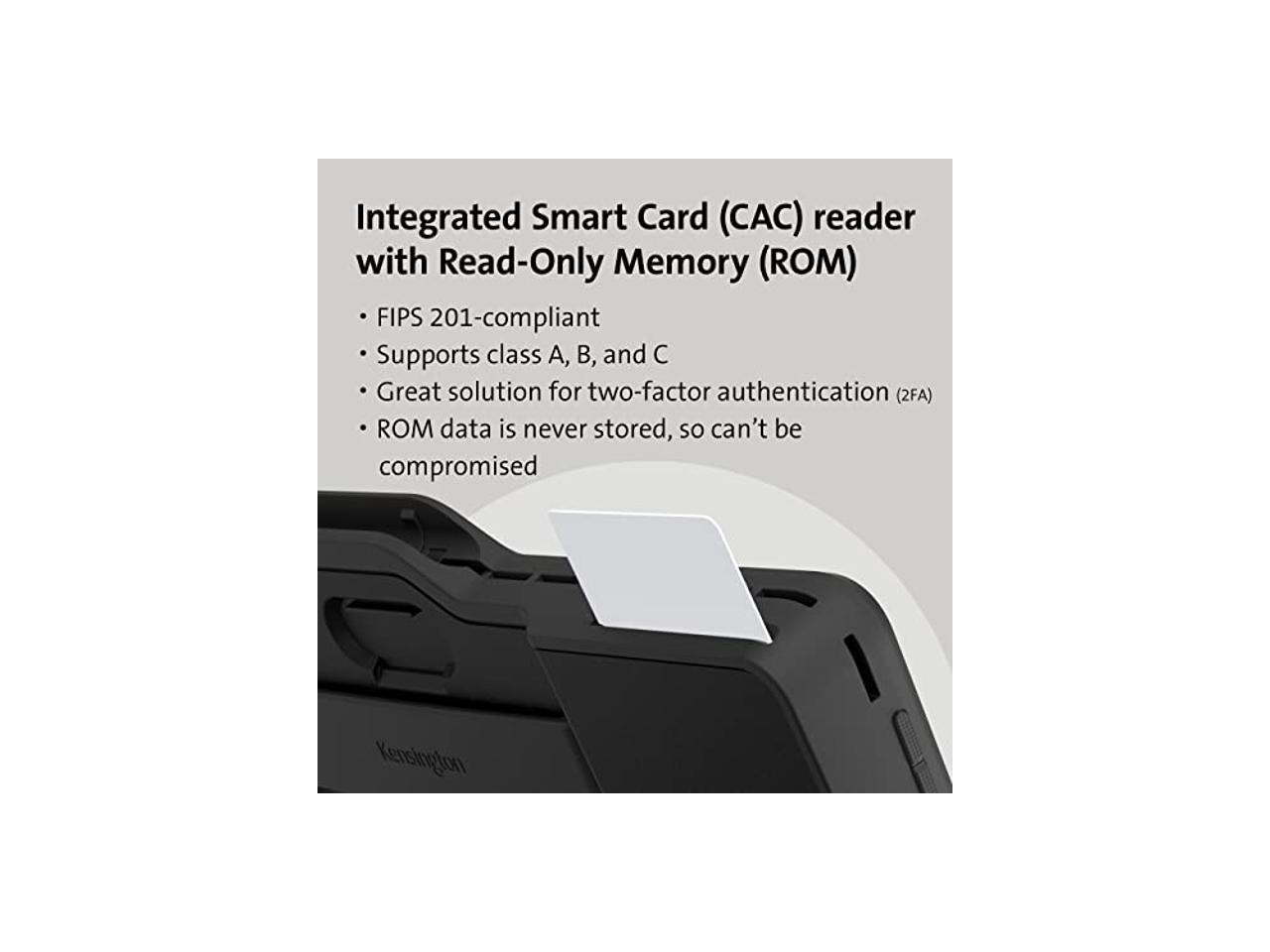 Kensington Blackbelt Rugged Case with Integrated Smart Card Reader (CAC ...