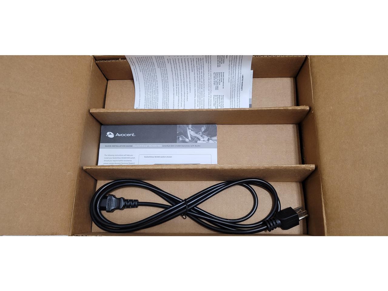 Avocent SC440-001 SwitchView SC 1 x 4 Secure KVM Desktop Appliance ...