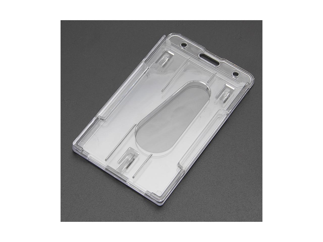 Hot Hard Plastic ID Access Card Cover Credit Card Case Badge Holder ...