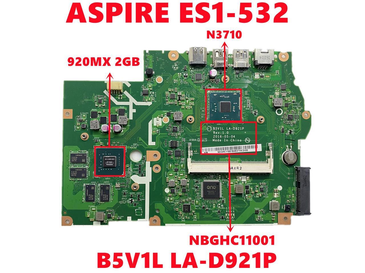 NBGHC11001 NB.GHC11.001 For Acer ASPIRE ES1-532 Laptop Motherboard ...