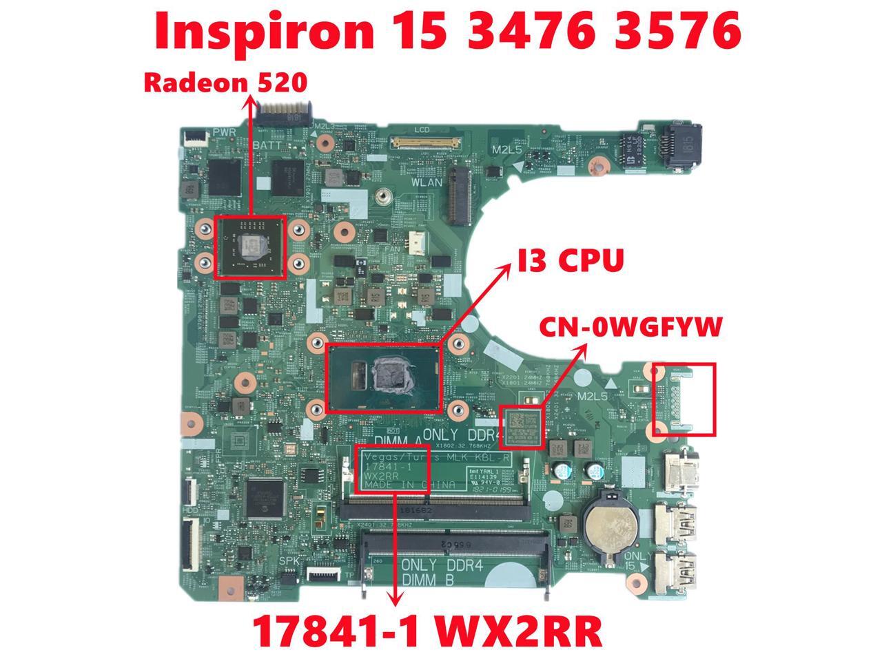 CN-0WGFYW 0WGFYW WGFYW For dell Inspiron 15 3476 3576 Laptop ...