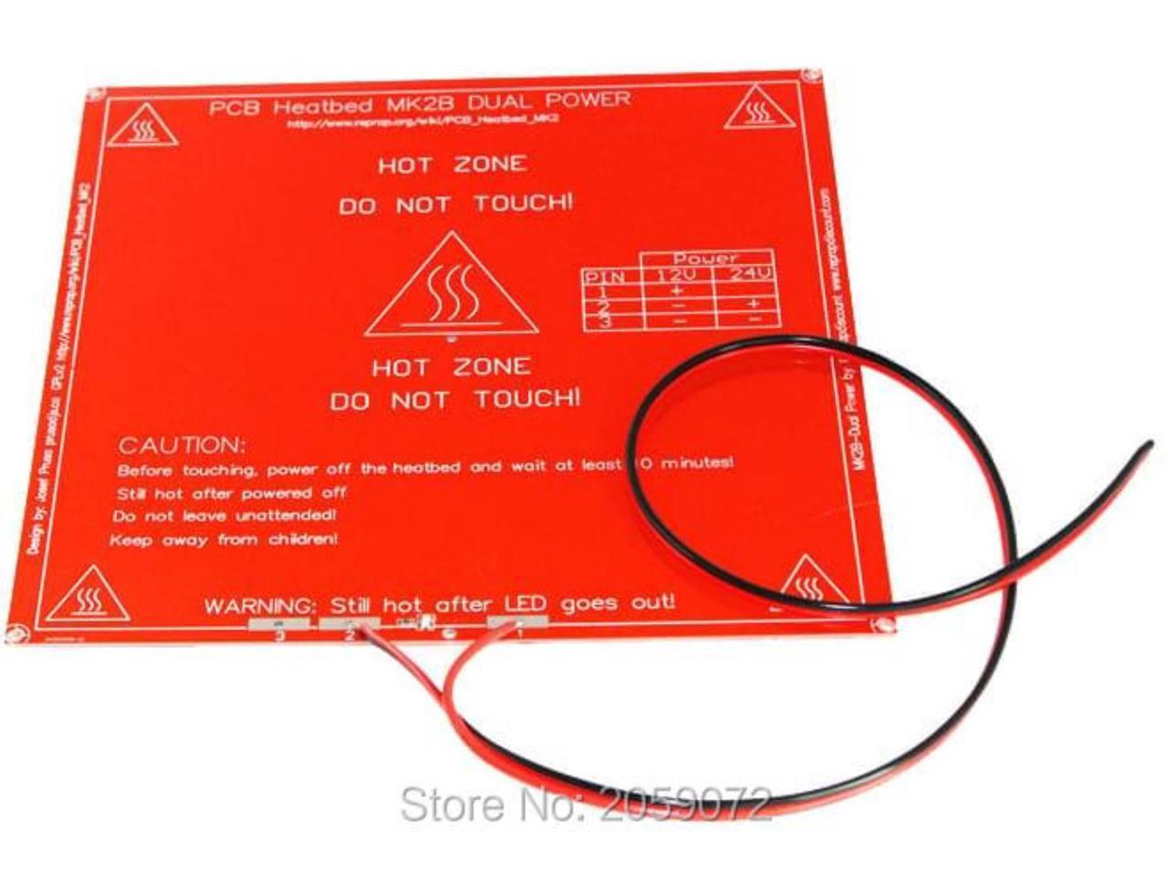 3D Printer PCB Heatbed Mk2b-214x214-cable Heated Bed Hot Plate for ...