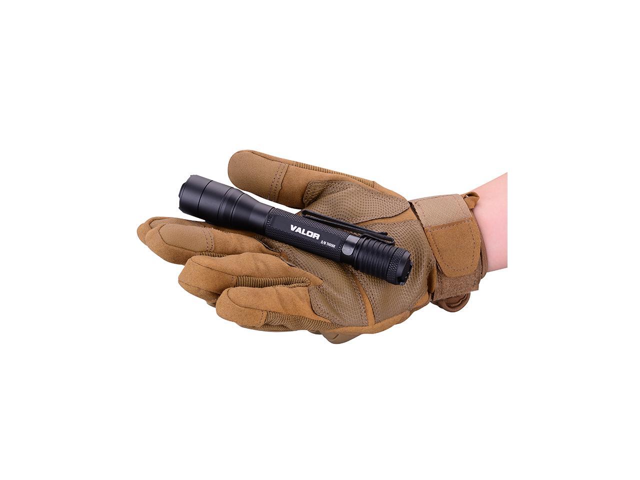 Powertac Valor Brightest AA Powered EDC Flashlight, up to 800 Lumen ...