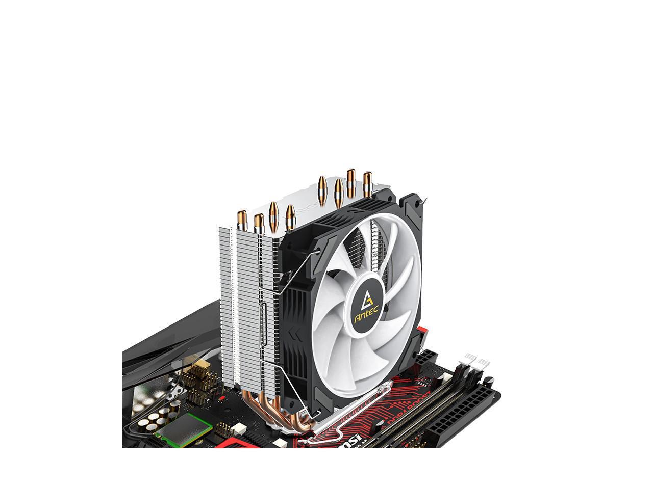 Antec A400i RGB CPU Cooler 1200 120mm RGB Fan with Heatpipes Support ...