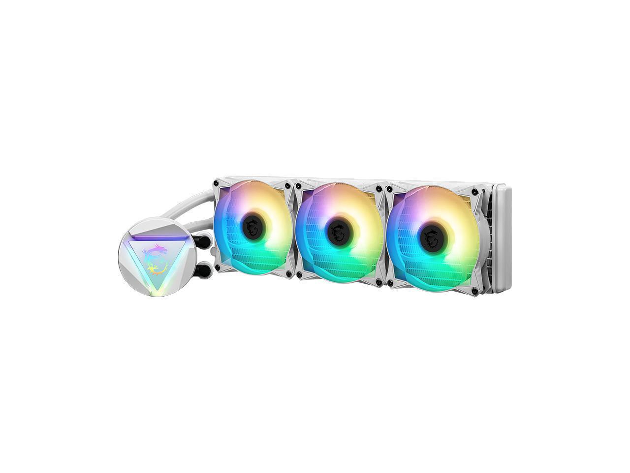 MSI MAG CORELIQUID 360R V2 White Limite Edition, ARGB all-in-one CPU ...