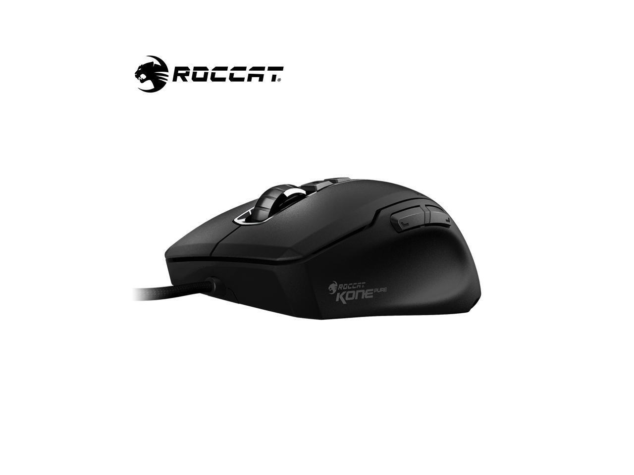 ROCCAT Kone Pure SEL Gaming Mouse - Black, 5000 dpi, Pro-Optic Sensor ...