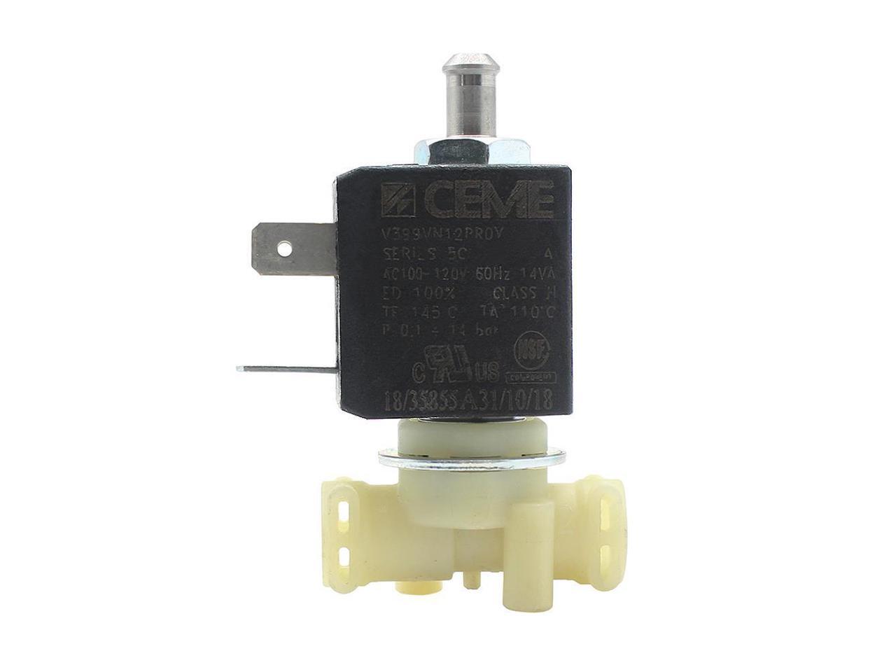 CEME V399 3/2 way NC Direct Acting AC 100V - 120V 60HZ 14bar Water Fluid Air Steam Plastic ...