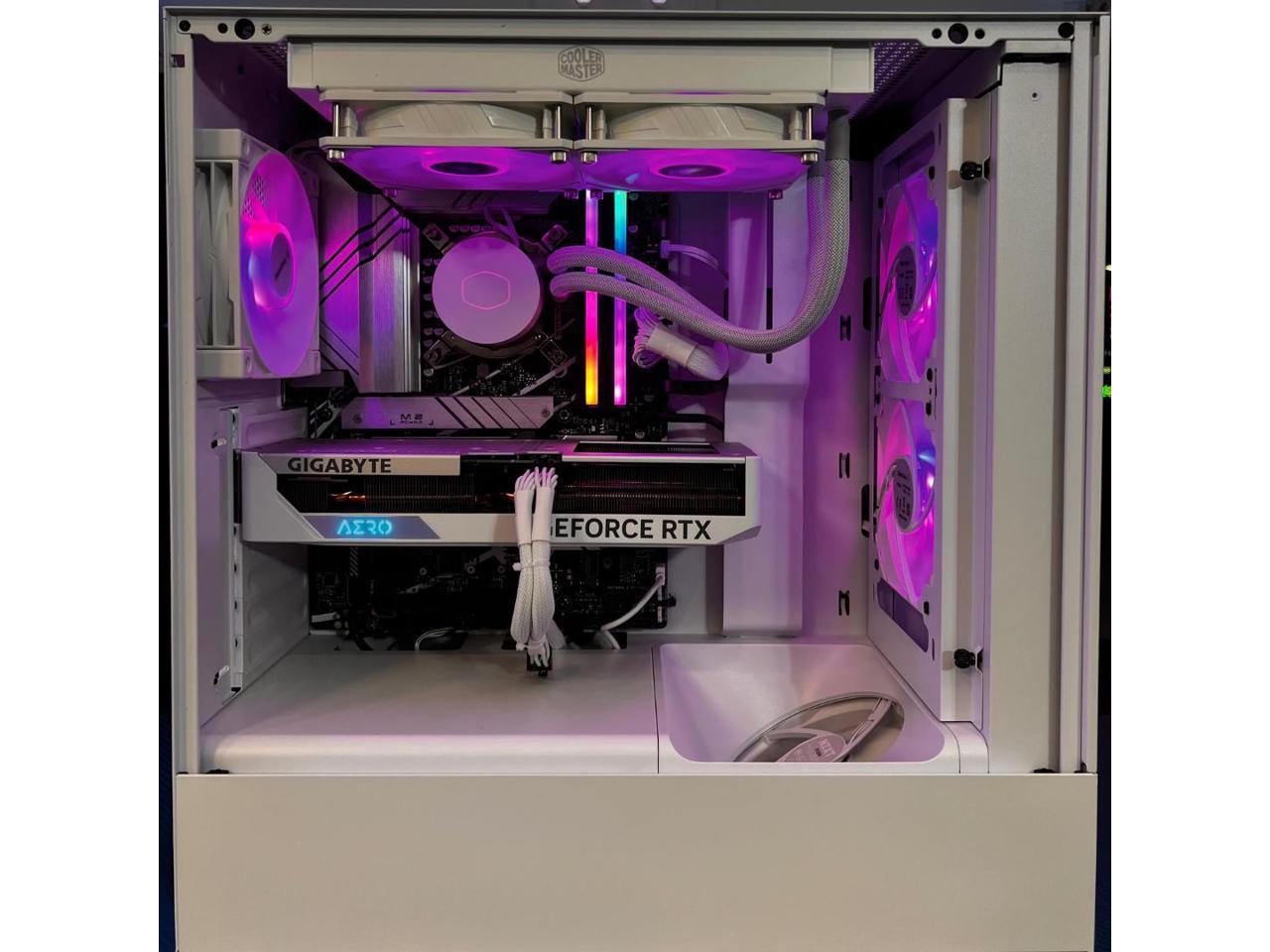 TECHNOID White Gaming PC (RTX 4060 Ti - Intel Core i7 14700K Gen- 32 GB ...