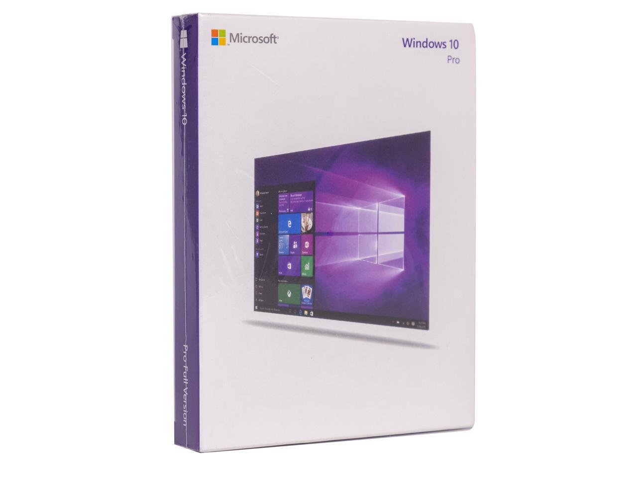 Microsoft Windows Pro 10 64-Bit Eng Single Pack - Newegg.com