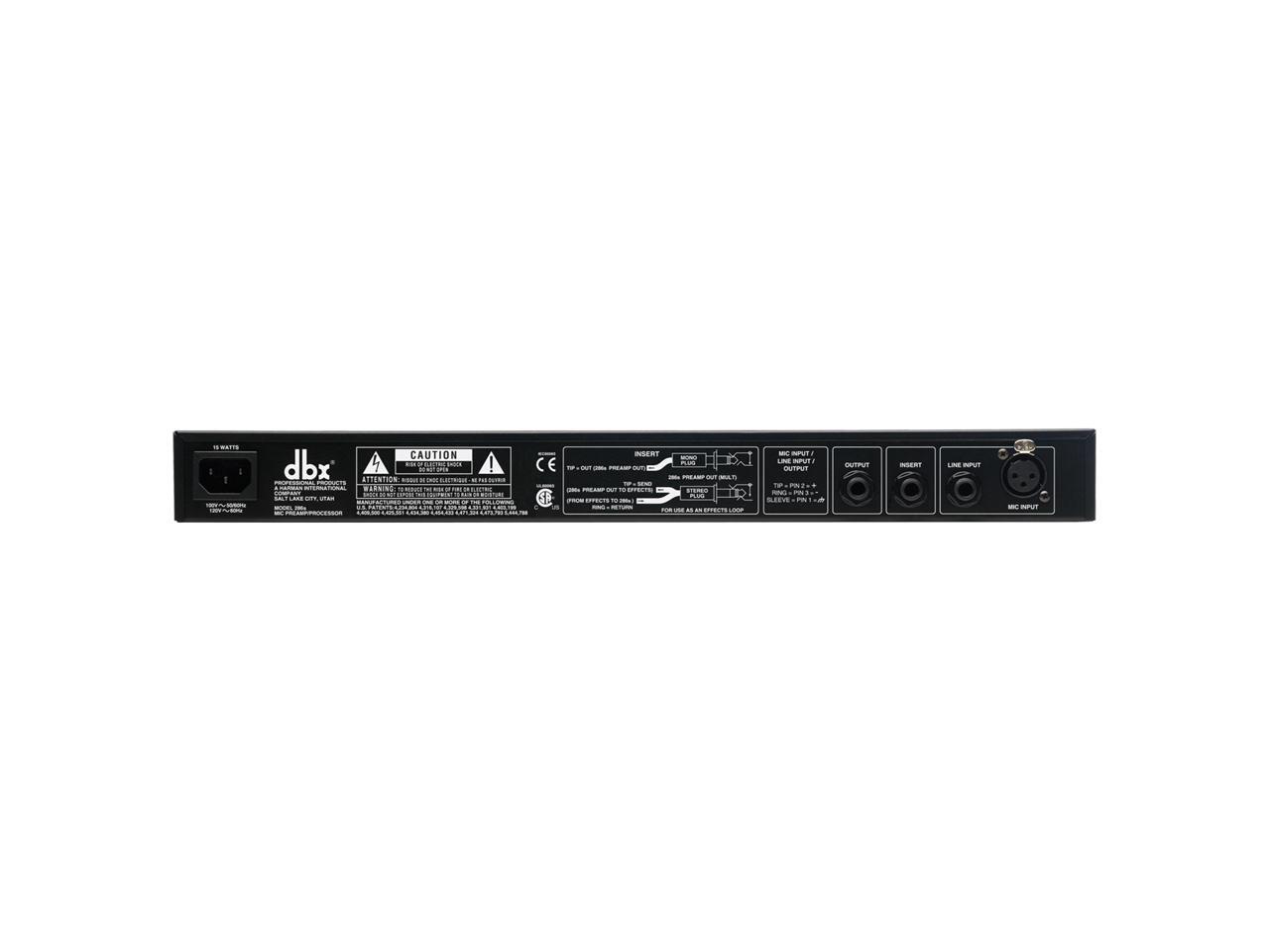 DBX 286s Mic Pre Amp/ Channel Strip Processor Mic PreAmp - Newegg.com