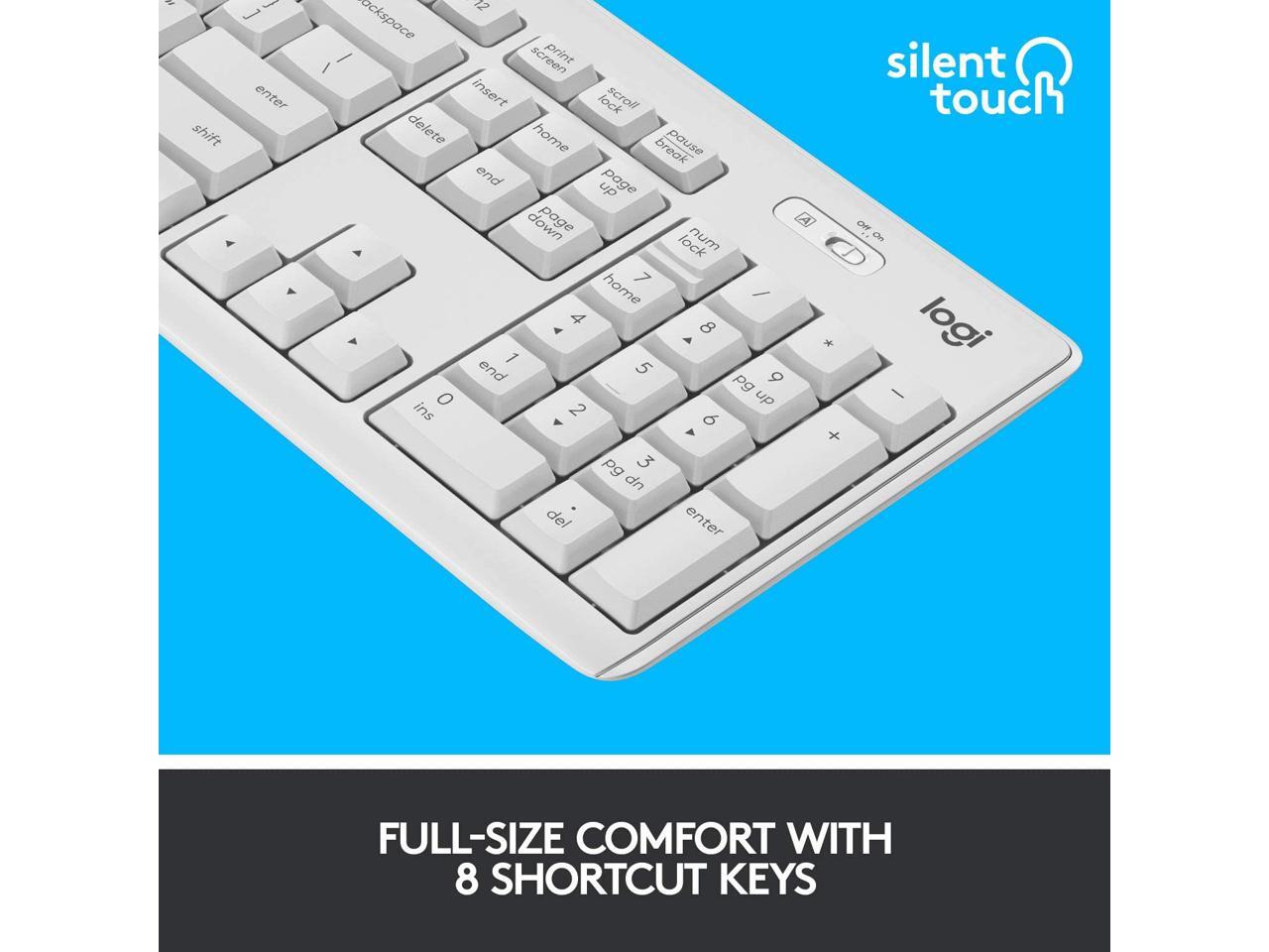 Logitech MK295 Wireless Mouse & Keyboard Combo with SilentTouch ...