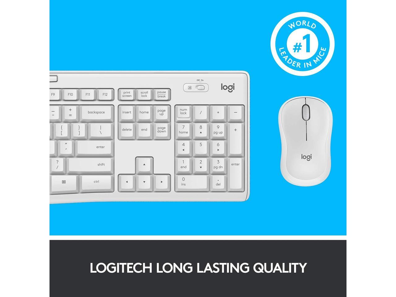 Logitech MK295 Wireless Mouse & Keyboard Combo with SilentTouch ...