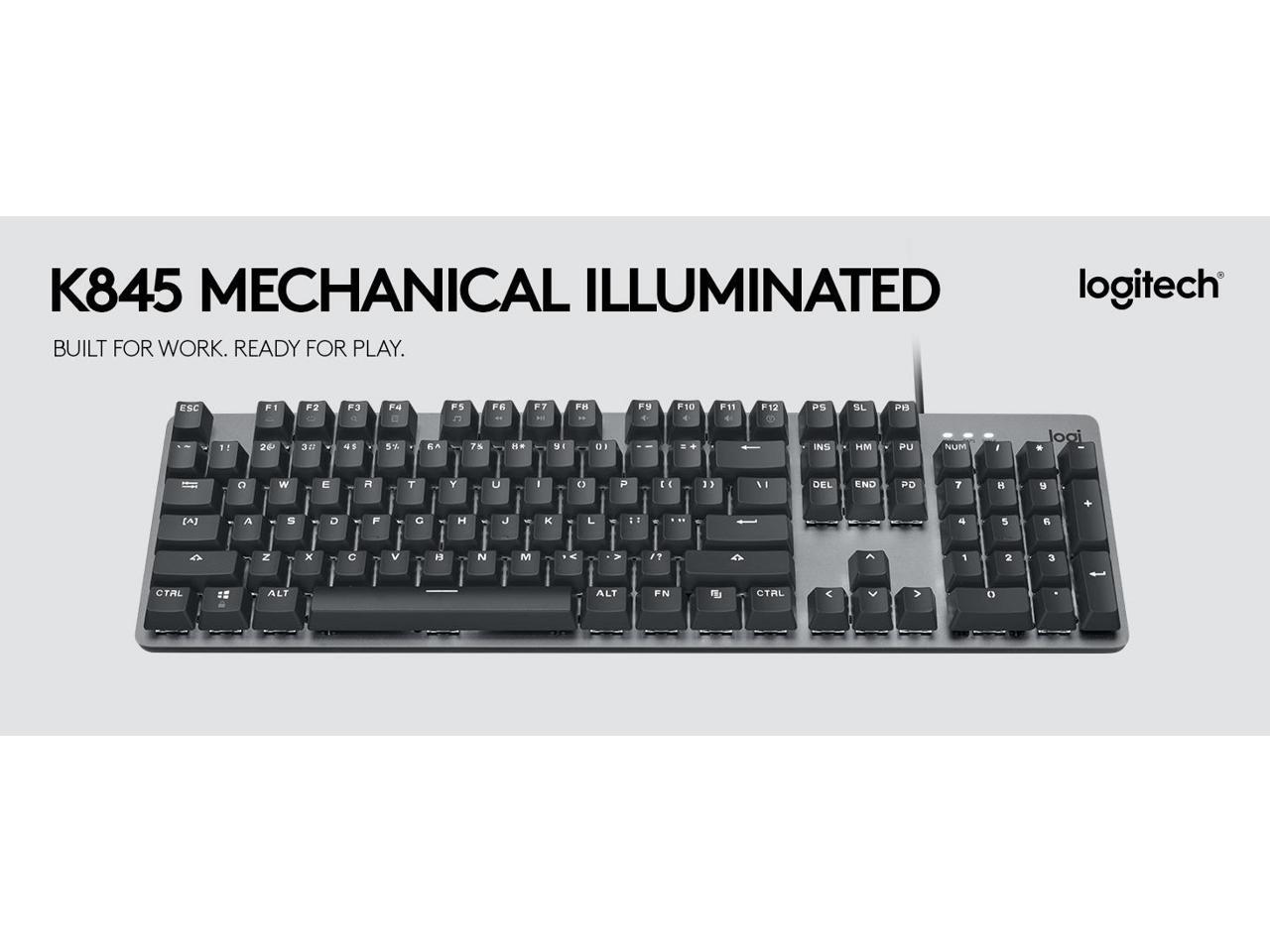 Logitech K845 Mechanical Illuminated Keyboard Mechanical Switches (TTC ...