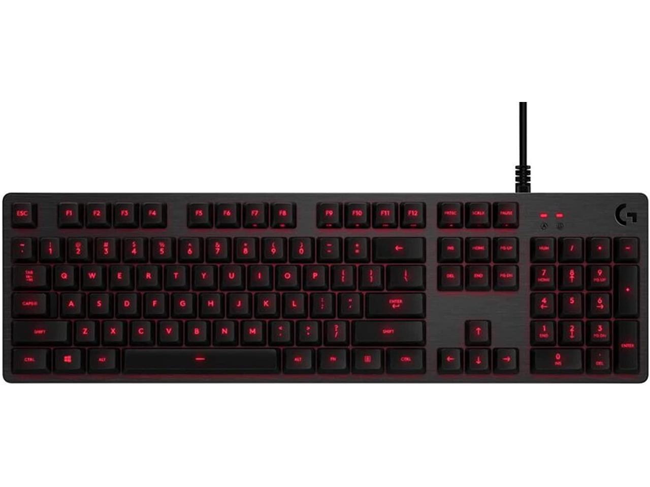 Logitech Backlit Mechanical Gaming Keyboard & Logitech Hero 16K Gaming ...