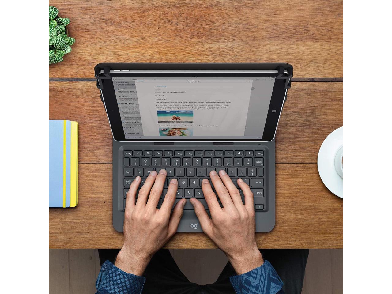 Logitech Universal Folio with Integrated Bluetooth 3.0 Keyboard for 9 ...