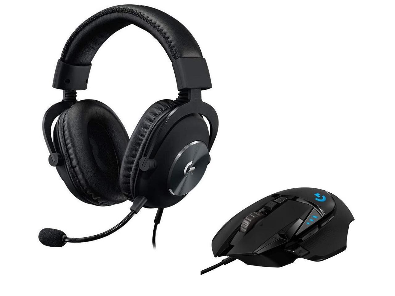 Logitech G Pro X Gaming Headset with Logitech G502 Hero High ...