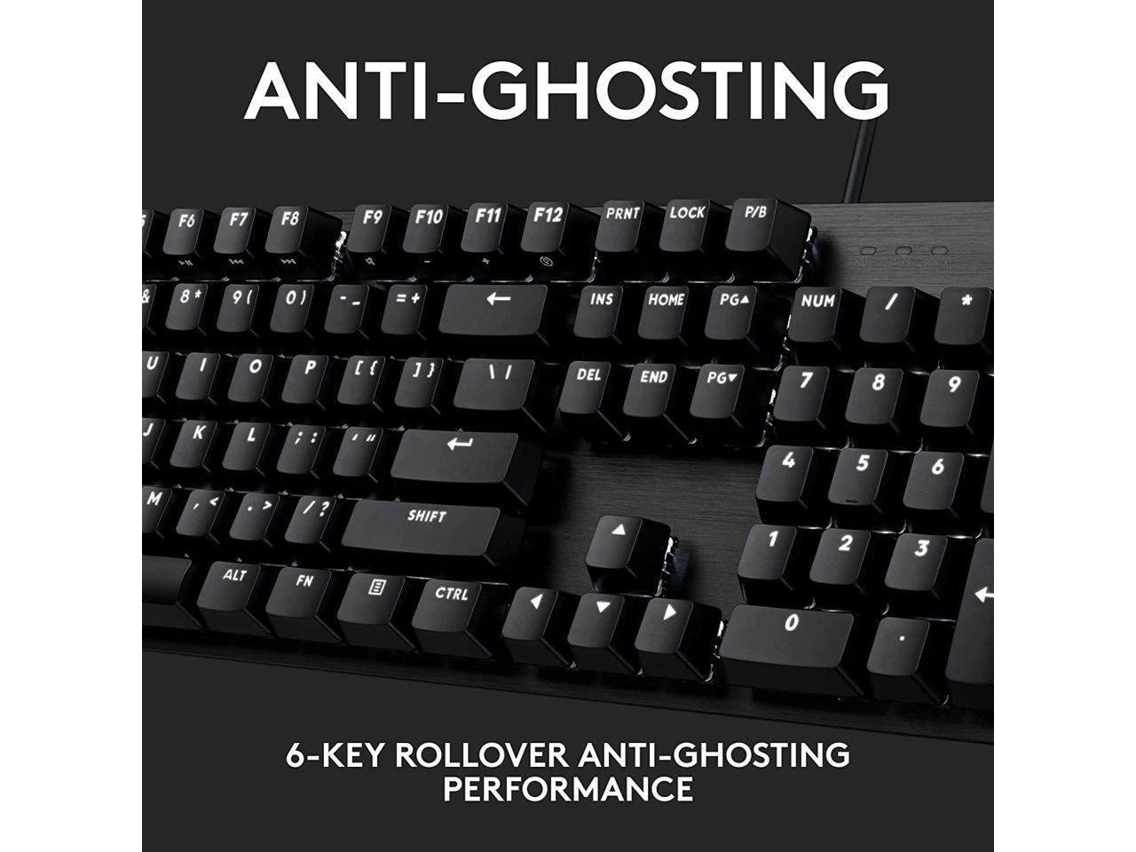 Logitech G413 SE Full-Size Mechanical Wired Gaming Keyboard & Logitech ...