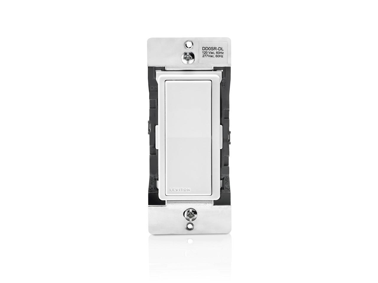 Leviton DD0SR-DLZ Decora Digital/Decora Smart Dual Voltage Matching ...