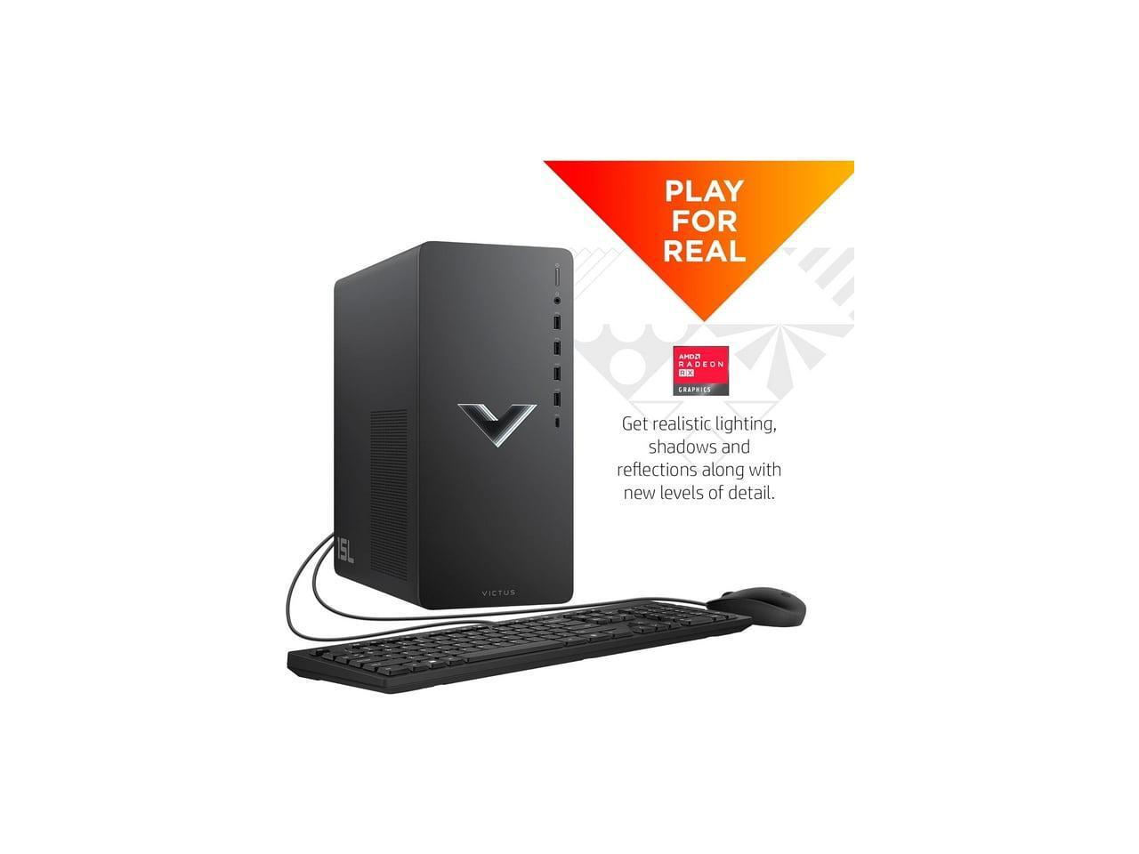 HP Victus Gaming Desktop, AMD Radeon 5 5600G, 32GB RAM, 2TB PCIe SSD ...