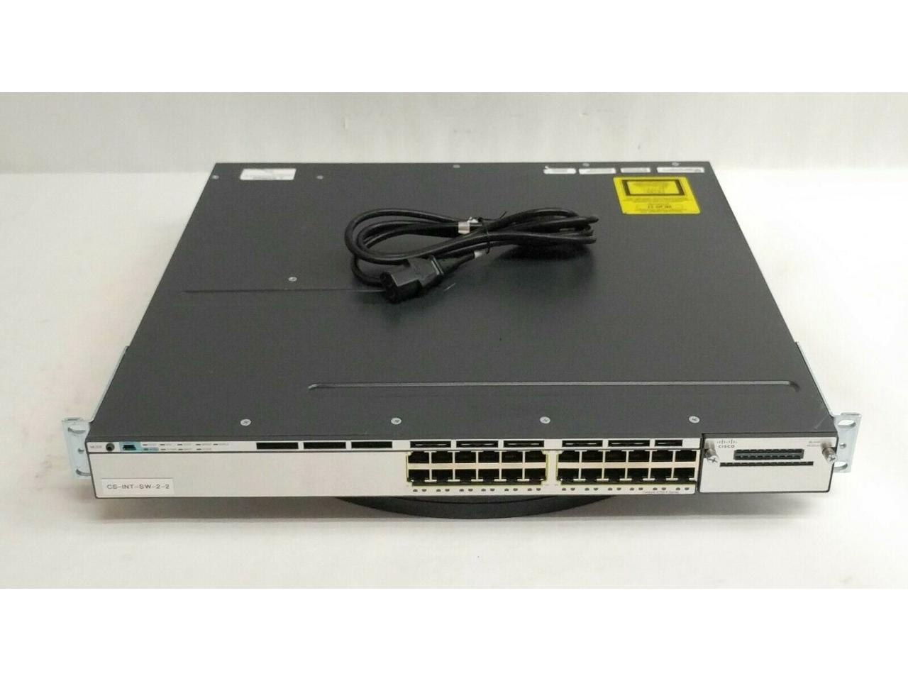 Refurbished: CISCO Catalyst 3750-X WS-C3750X-24T-S-RF Gigabit Switch ...