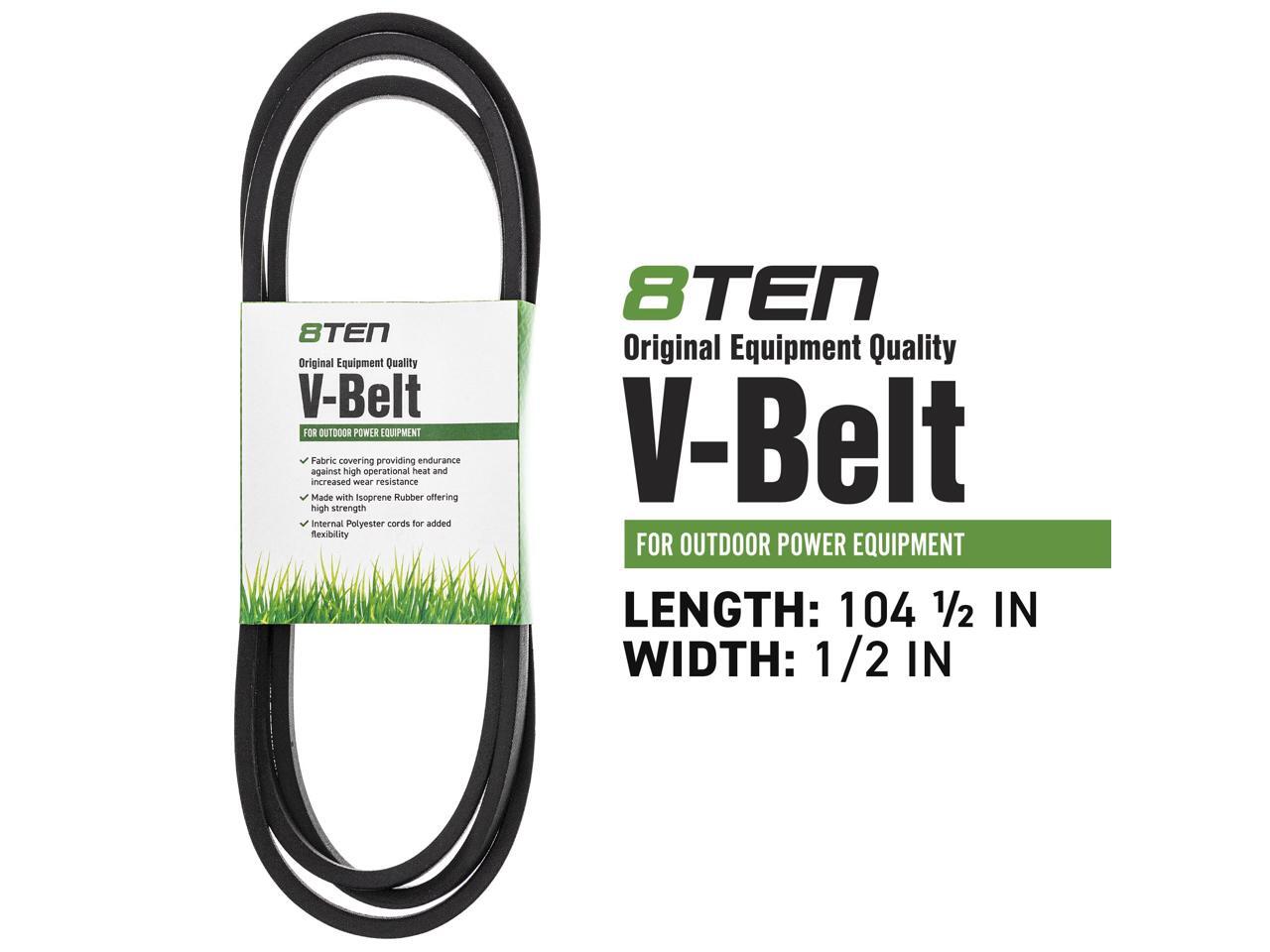 8TEN Deck Belt for Cub Cadet 38 inch Mower 1515 1525 Lawn Tractors 754 ...