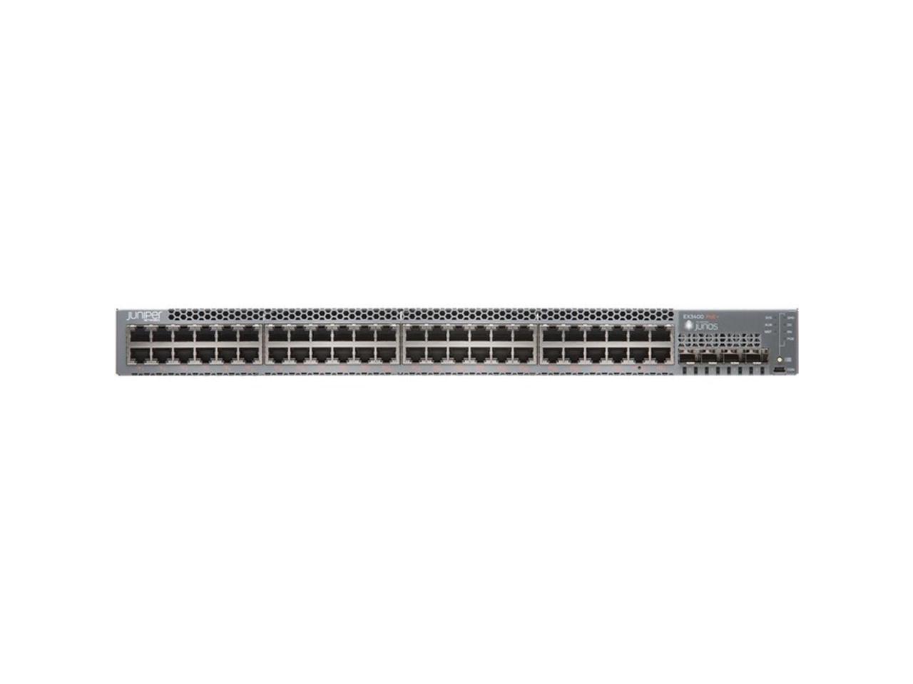 Juniper Networks EX Series EX3400-48P - switch - 48 ports - managed ...
