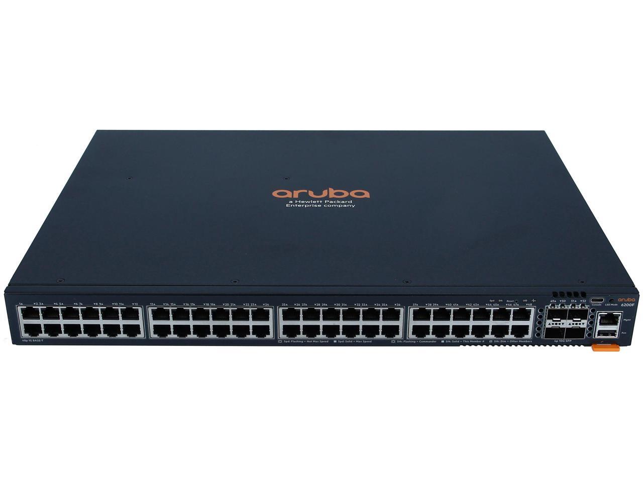 HPE Aruba 6200F 48G 4SFP+ Switch - switch - 52 ports - managed - rack ...