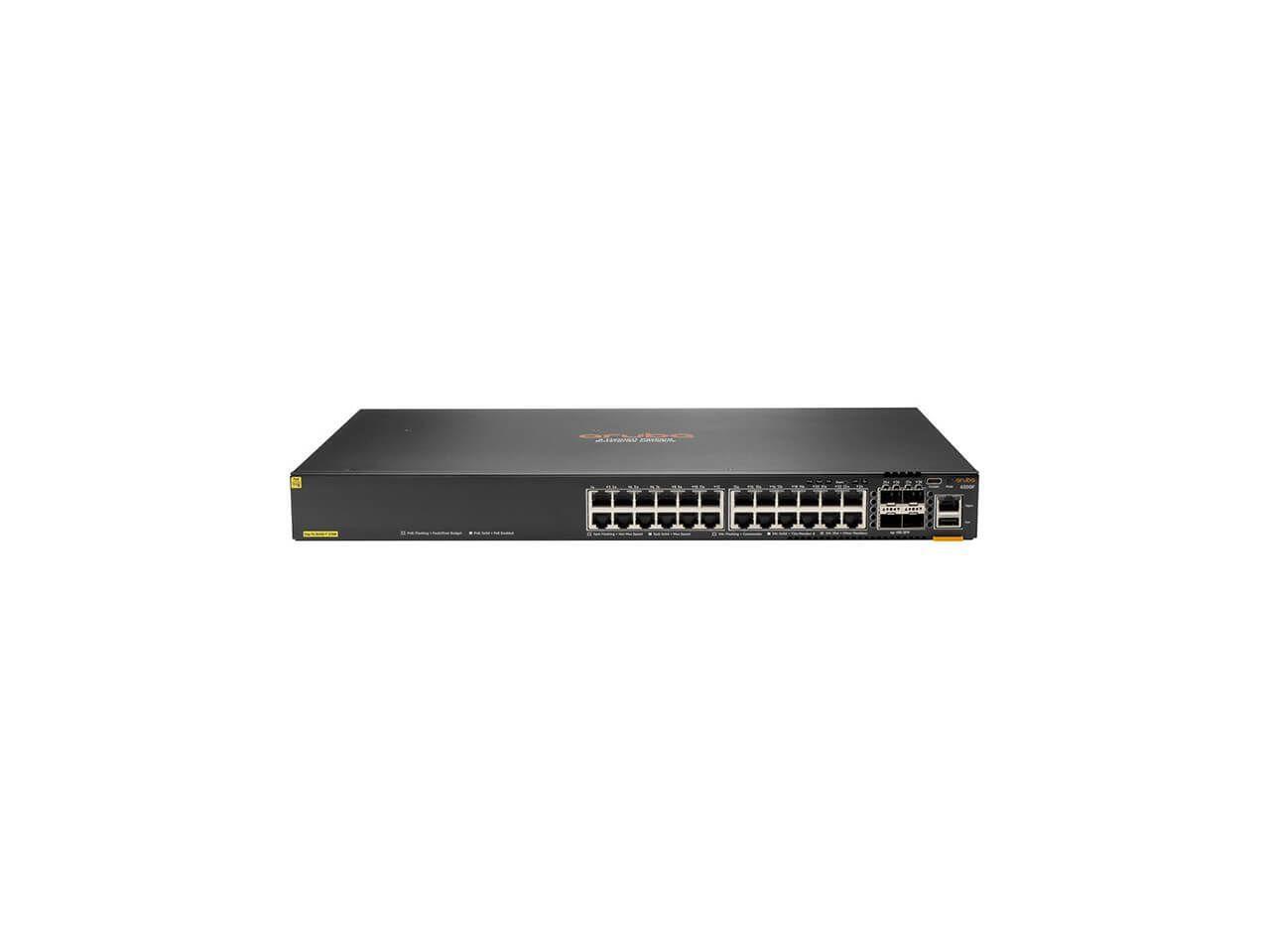 HPE Aruba 6200F 24G Class4 PoE 4SFP+ 370W Switch - switch - managed ...
