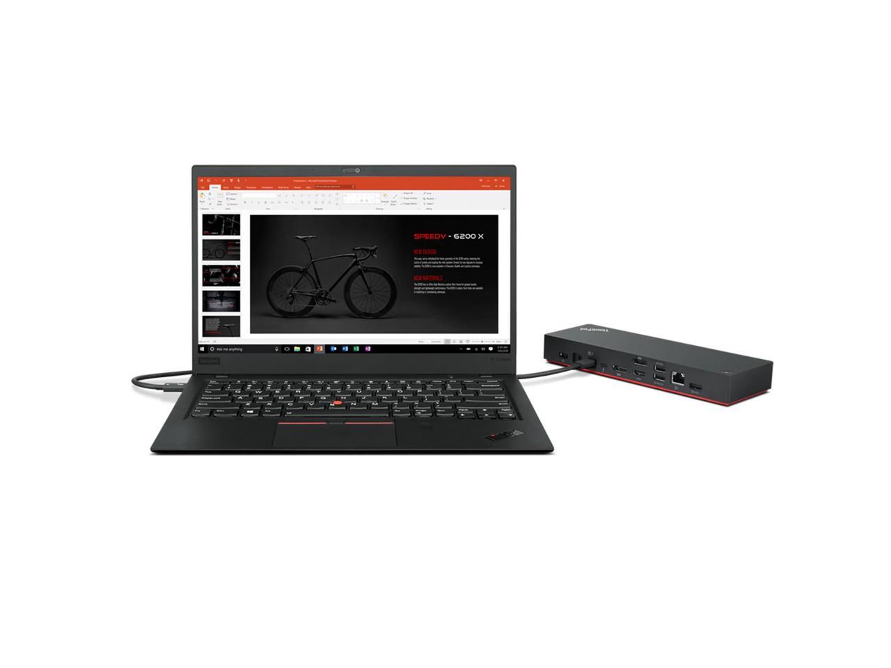 Lenovo 40B00135US Thunderbolt 4 ThinkPad Universal Dock 8K Display ...