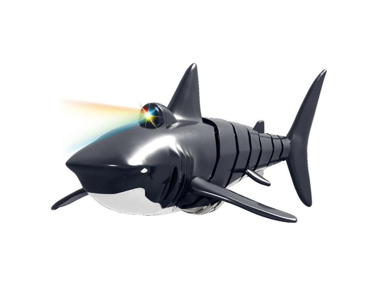 EBT01 Remote Control Shark Toy Pool Toy with LED Light and Several ...