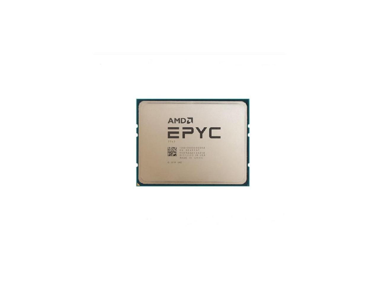 AMD Milan EPYC 7763 QS SP3 CPU Processor 64-Cores 128-Threads 2.45GHz 256MB 280W Socket SP3 CPU ...