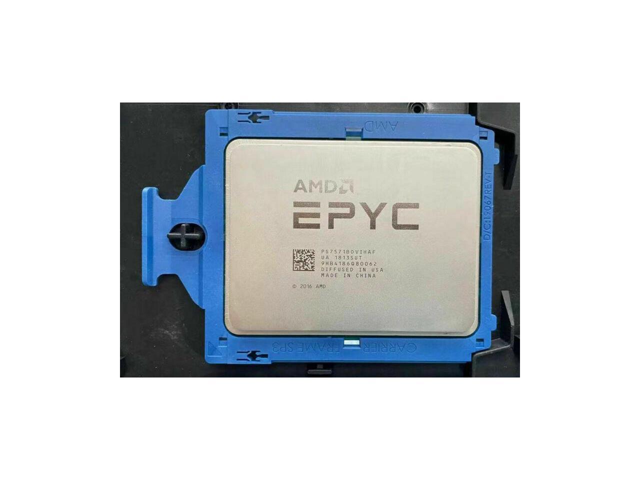 AMD EPYC 7571 CPU 32 Cores Processor Up to 3.2 GHz PS7571BDVIHAF Socket ...